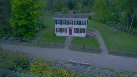 Historic Recreation of the Isaac Hale ho... | Stock Video | Pond5