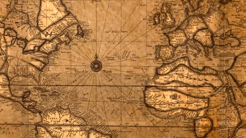 Ancient World Map Stock Footage ~ Royalty Free Stock Videos | Pond5