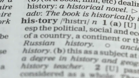 Historical Definition Meanings Stock Videos – Royalty-Free HD & 4K Videos