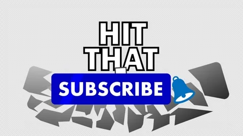 Hit that SUBSCRIBE button - Transparent ... | Stock Video | Pond5