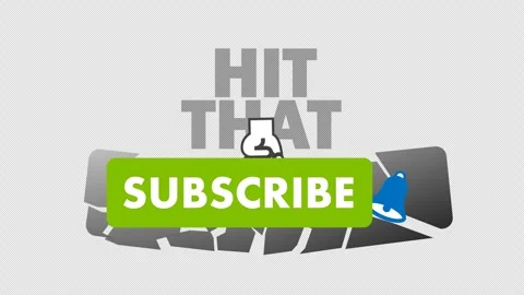 Hit that SUBSCRIBE button - Transparent ... | Stock Video | Pond5