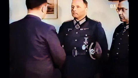 Hitler Shaking Hands Stock Video Footage | Royalty Free Hitler Shaking ...