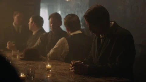 Hitler sitting at bar in Munich, 1910s -... | Stock Video | Pond5