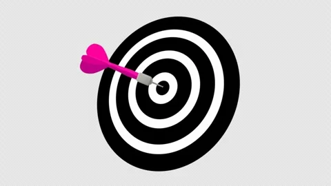 Hitting the target - animated footage wi... | Stock Video | Pond5