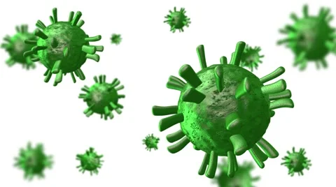 HIV cells in white background | Stock Video | Pond5