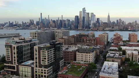 Hoboken Aerial Stock Video Footage | Royalty Free Hoboken Aerial Videos ...