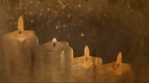holiday advent candles paper texture | Stock Video | Pond5