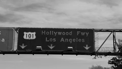 Hollywood Sign Vintage Stock Footage ~ Royalty Free Stock Videos | Pond5