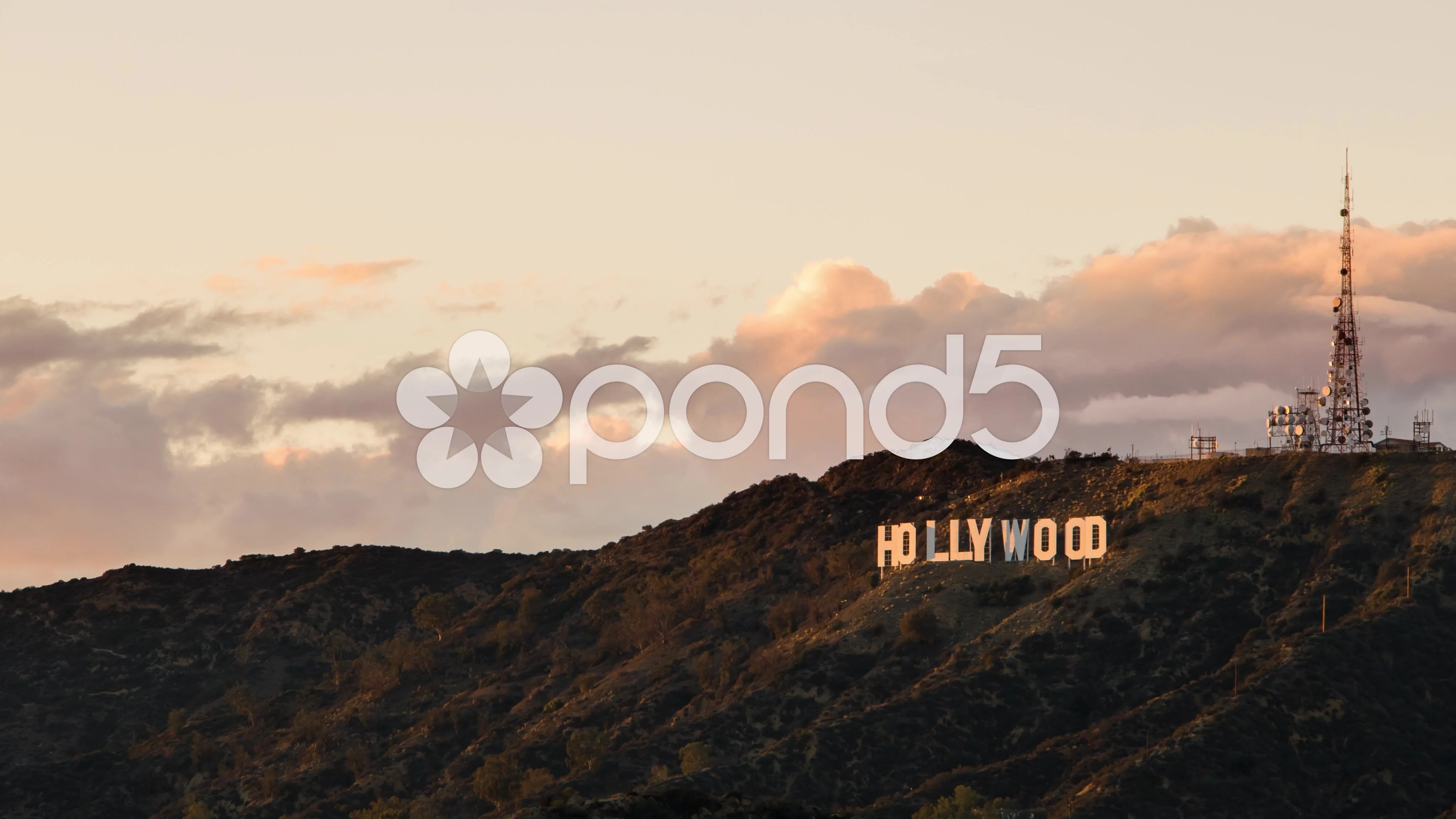 Hollywood Sunset Sign Wallpaper