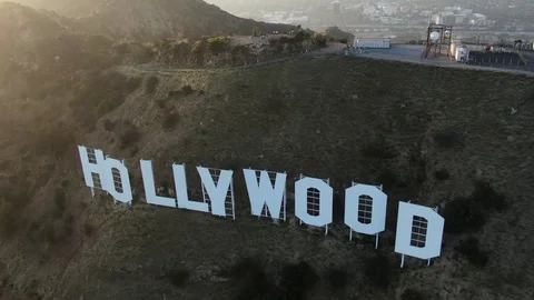 Sunset Hollywood Sign Stock Video Footage | Royalty Free Sunset ...