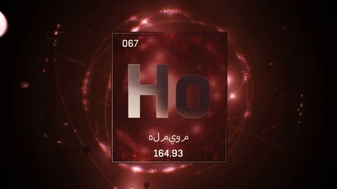Holmium as Element 67 of the Periodic Ta... | Stock Video | Pond5