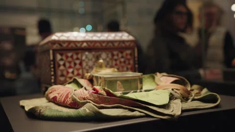 the holy relics hair and beard of Muhamm... | Stock Video | Pond5