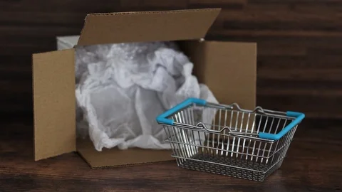 home delivery of groceries and online sh... | Stock Video | Pond5