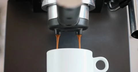 Home Espresso making process - coffee st... | Stock Video | Pond5