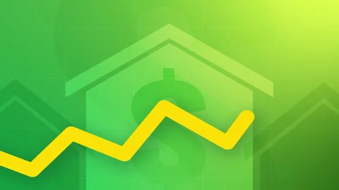 Home Price Increase Animation | Stock Video | Pond5