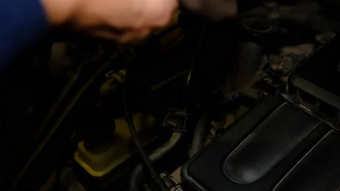 Home service car concept : A man check l... | Stock Video | Pond5