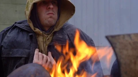 Homeless Fire Stock Video Footage | Royalty Free Homeless Fire Videos ...