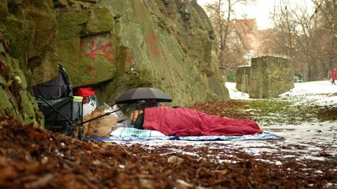 Poor Homeless Poverty Stock Footage ~ Royalty Free Stock Videos | Pond5