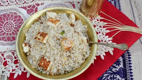 Paneer Fried Rice Stock Video Footage | Royalty Free Paneer Fried Rice ...