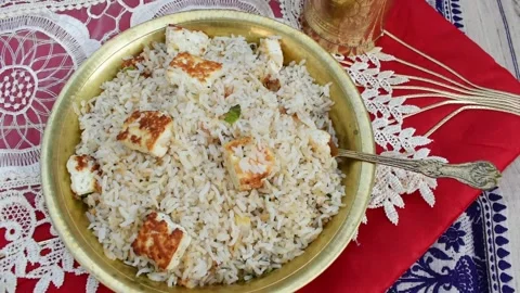 Paneer Fried Rice Stock Video Footage | Royalty Free Paneer Fried Rice ...