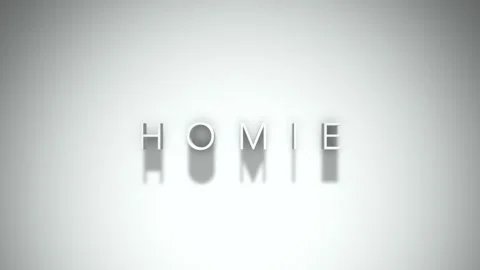 Homie 3D title animation text with shado... | Stock Video | Pond5