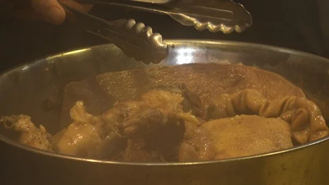 HONG KONG : BOILED BEEF INTERNAL ORGANS ... | Stock Video | Pond5