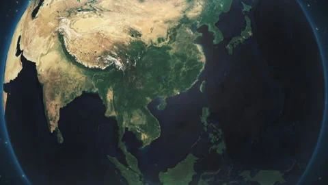 Hong Kong Map On Earth Globe | Stock Video | Pond5