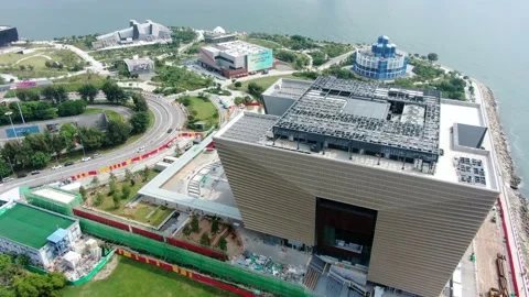 Hong Kong palace Museum HKPM building, d... | Stock Video | Pond5
