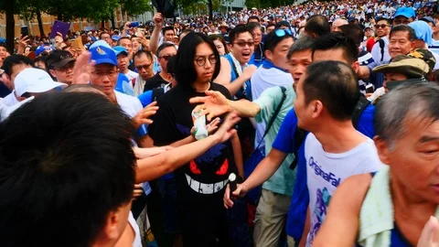 Angry Crowd Stock Footage ~ Royalty Free Stock Videos | Pond5