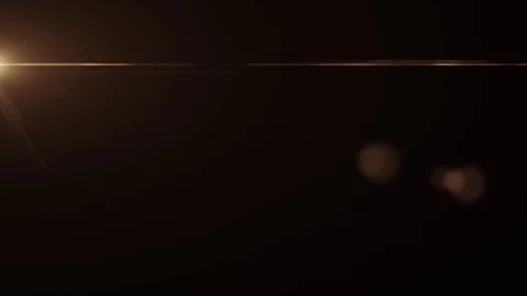 horizontal sun moving lights optical len... | Stock Video | Pond5