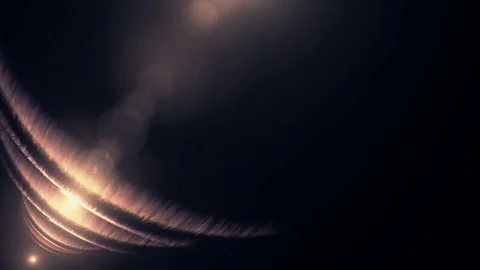 horizontal sun moving lights optical len... | Stock Video | Pond5