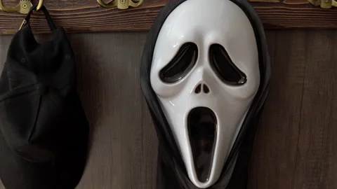 Scream 1 Mask Stock Video Footage | Royalty Free Scream 1 Mask Videos ...