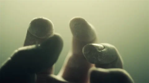 Horrific, Creepy Fingers Bask In Eerie L... | Stock Video | Pond5