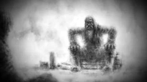 Horror fantasy 2D animation collection. ... | Stock Video | Pond5