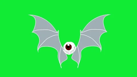 Horror Green Screen Flying Eyeball with ... | Stock Video | Pond5