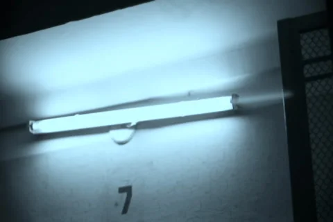 Flashlight In Darkness Stock Video Footage | Royalty Free Flashlight In ...