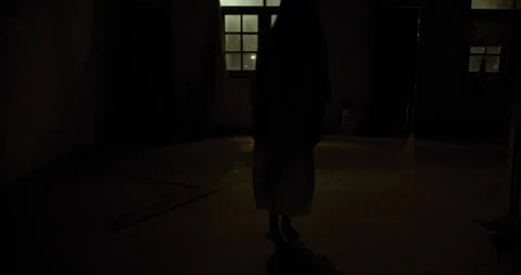 Horror scene of a mysterious Scary Asian... | Stock Video | Pond5
