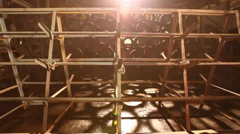 Horror shot in old factory | Stock Video | Pond5