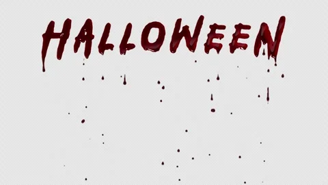 Horror-themed Blood Animation for Hallow... | Stock Video | Pond5