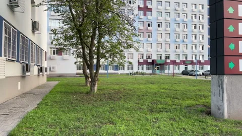 Hospital building exterior with the main... | Stock Video | Pond5