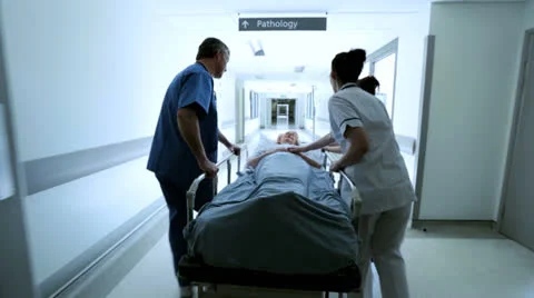 Hospital Patient Ward Transfer Hospital ... | Stock Video | Pond5