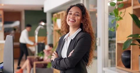 Hotel, receptionist and face of woman wi... | Stock Video | Pond5