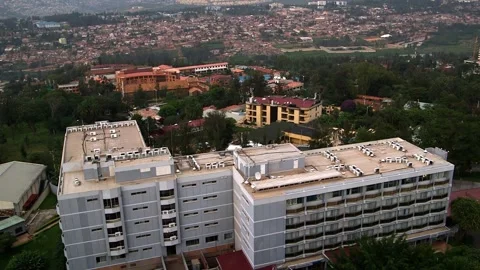 Hotel Rwanda in Kigali. View from Above.... | Stock Video | Pond5