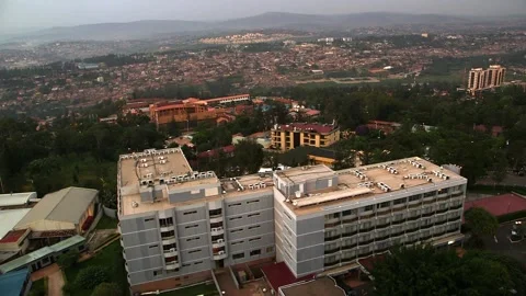 Hotel Rwanda in Kigali. View from Above.... | Stock Video | Pond5