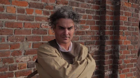 Houdini magic trick, escape artist in St... | Stock Video | Pond5