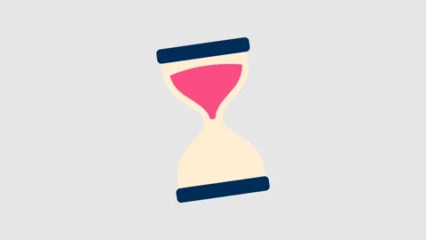 Hourglass animation | Stock Video | Pond5