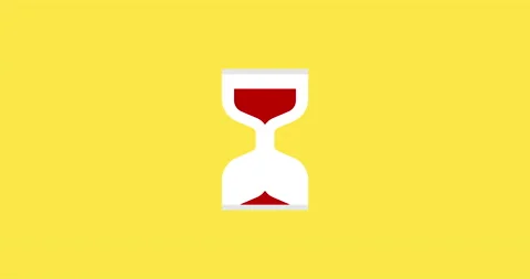 Hourglass Loading Cursor animation loop ... | Stock Video | Pond5
