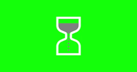 Hourglass Loading Cursor animation loop ... | Stock Video | Pond5