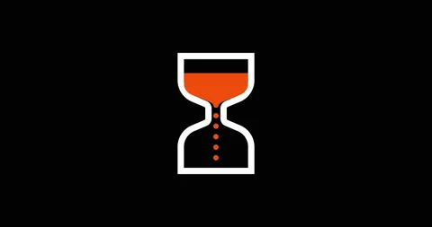 Hourglass Loading Cursor animation loop ... | Stock Video | Pond5