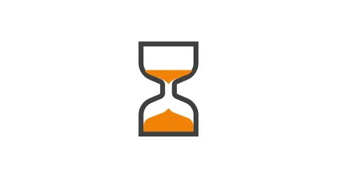 Hourglass Loading Cursor animation loop ... | Stock Video | Pond5